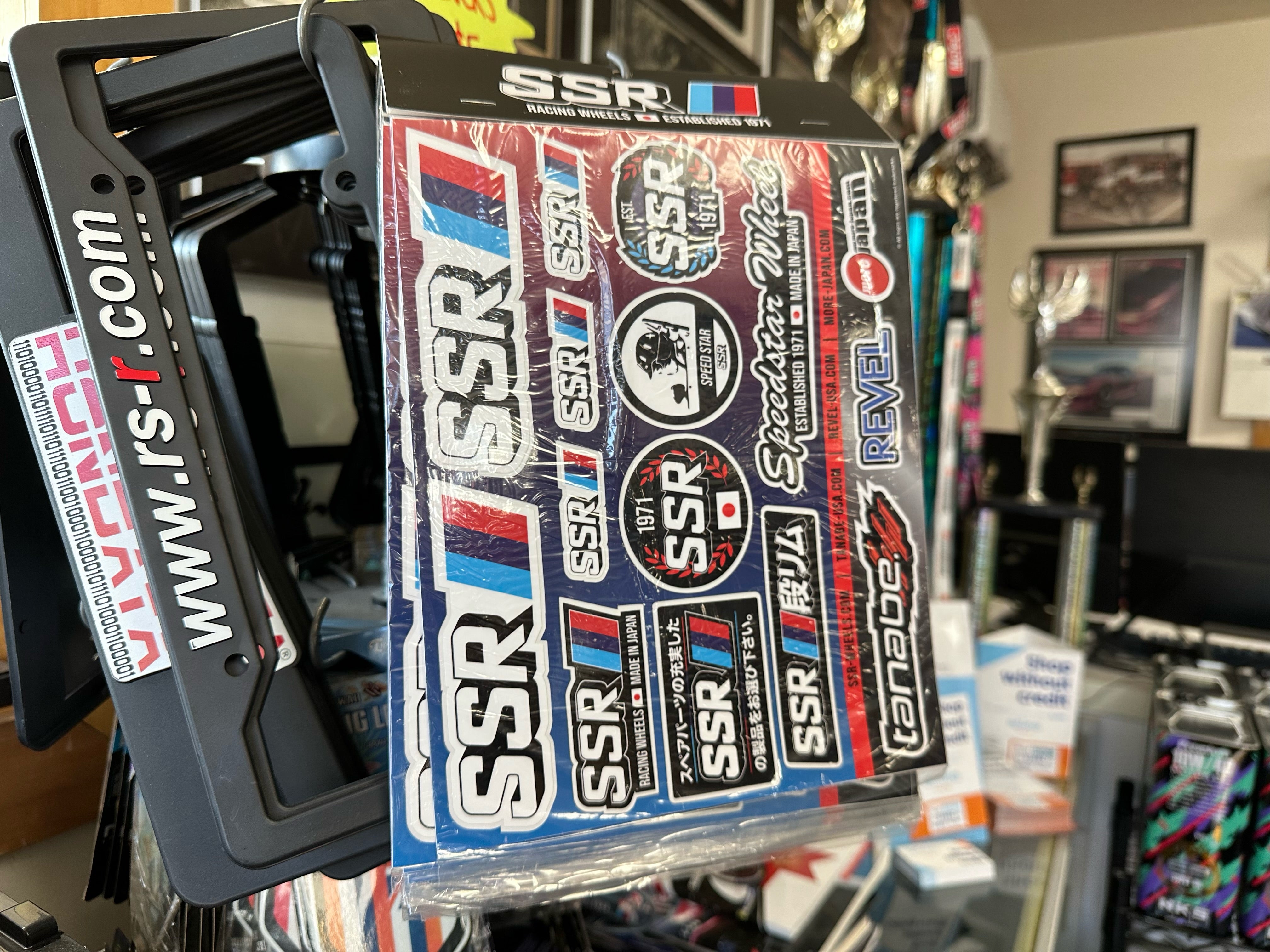 SSR Vinyl Sticker Sheet – International JDM